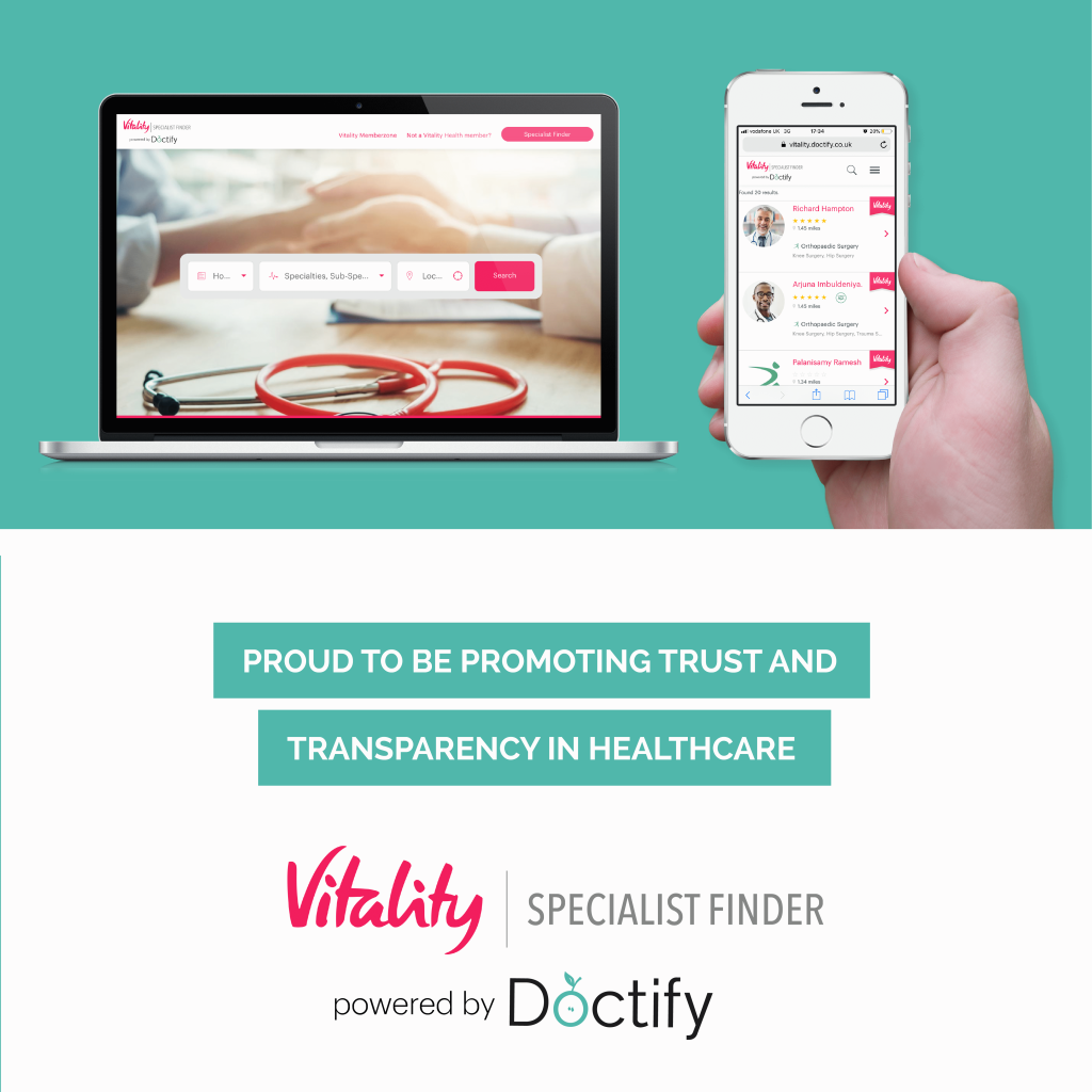VitalityHealth Partners With Doctify | Doctify
